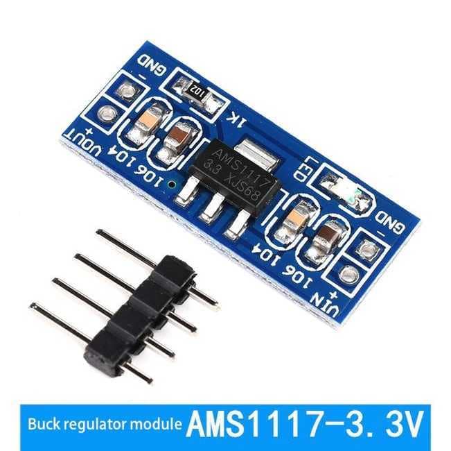 Comprar 5x módulo regulador de tensão AMS1117-3.3 Arduino ESP32 3.3V - Toni Eletrônica