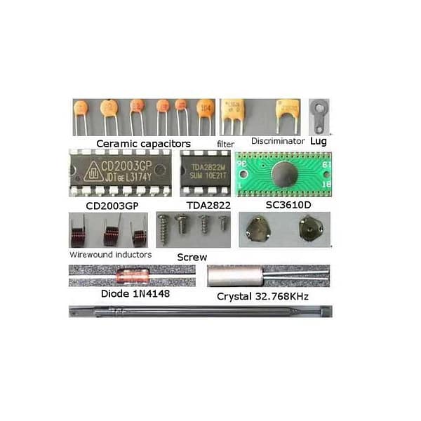 Comprar Kit Montar Rádio Relógio FM Despertador Cd2003 72 A 108 MHz ...