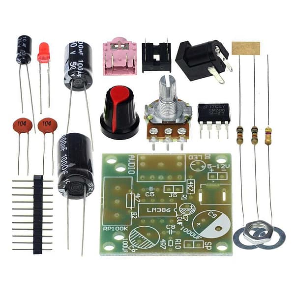 Comprar Lm386 Kit Montar Amplificador Áudio Ci Lm386n Fácil Montagem - Loja Toni Eletrônica