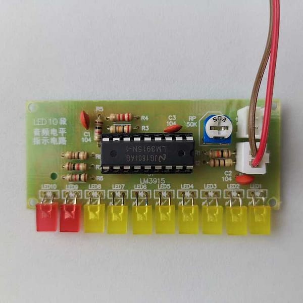 Comprar Lm3915 Kit Montar Vu Meter Led Com Ci Lm3915n 10 Leds - Loja ...