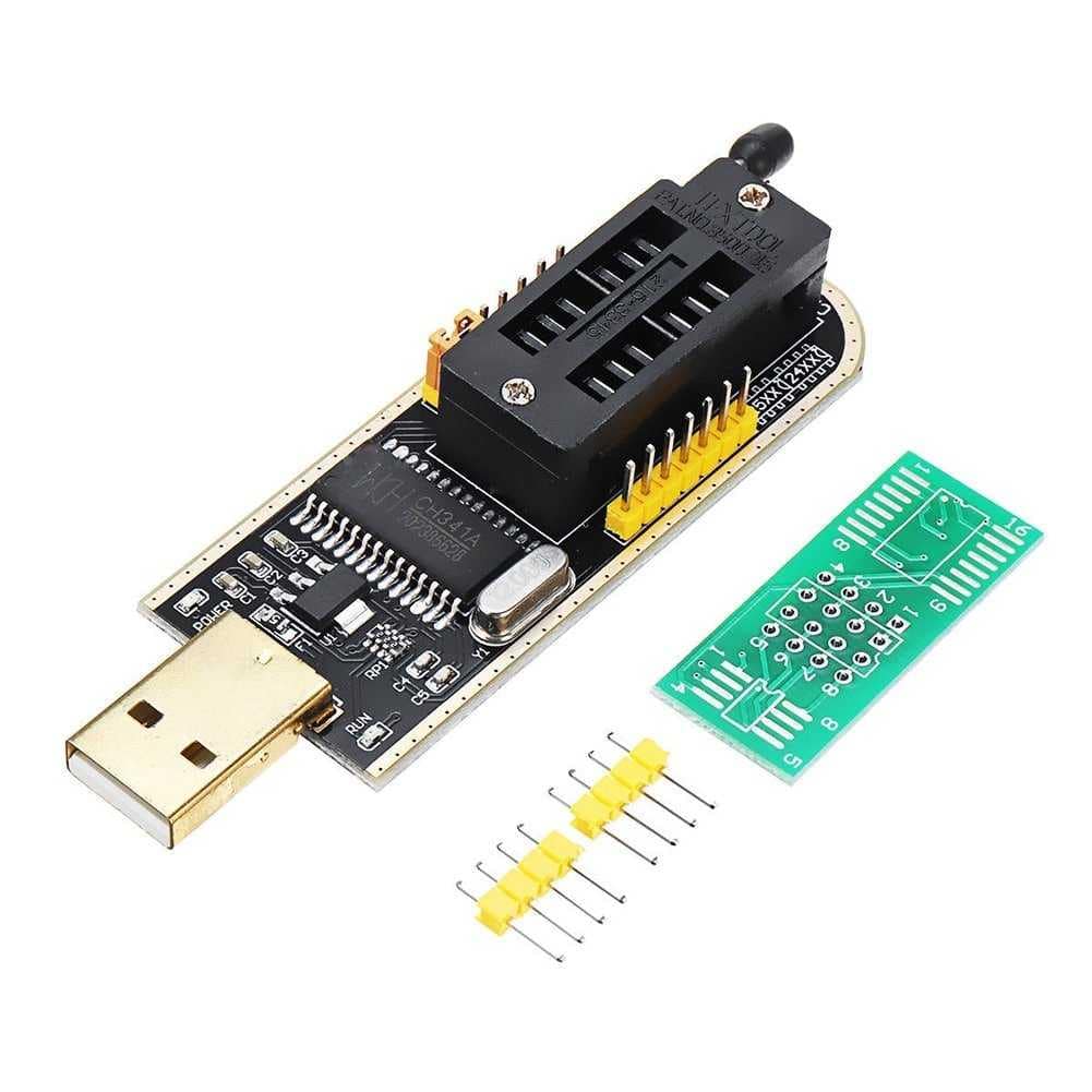 Comprar Ch341 Gravador Programador Eprom USB Ch341a Bios Flash Spi 24xx ...