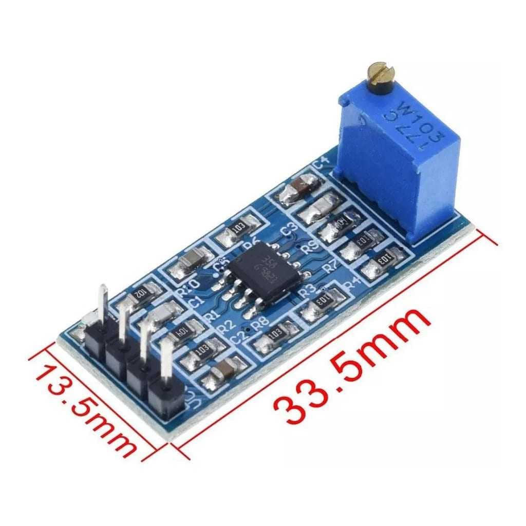 Comprar Modulo Amplificador Operacional Lm358 Ganho 100x Pic Arduino - Loja Toni Eletrônica