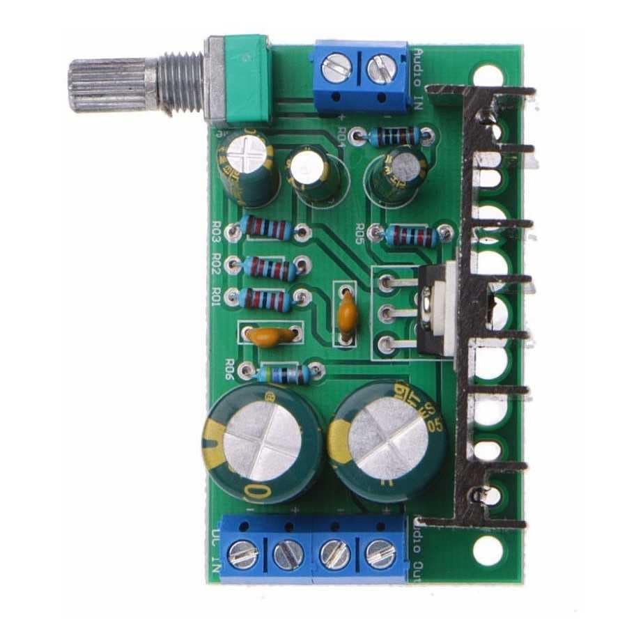 Comprar Tda2050 Placa Montada Amplificador Ci Ajuste Volume 32w 12v - Loja Toni Eletrônica