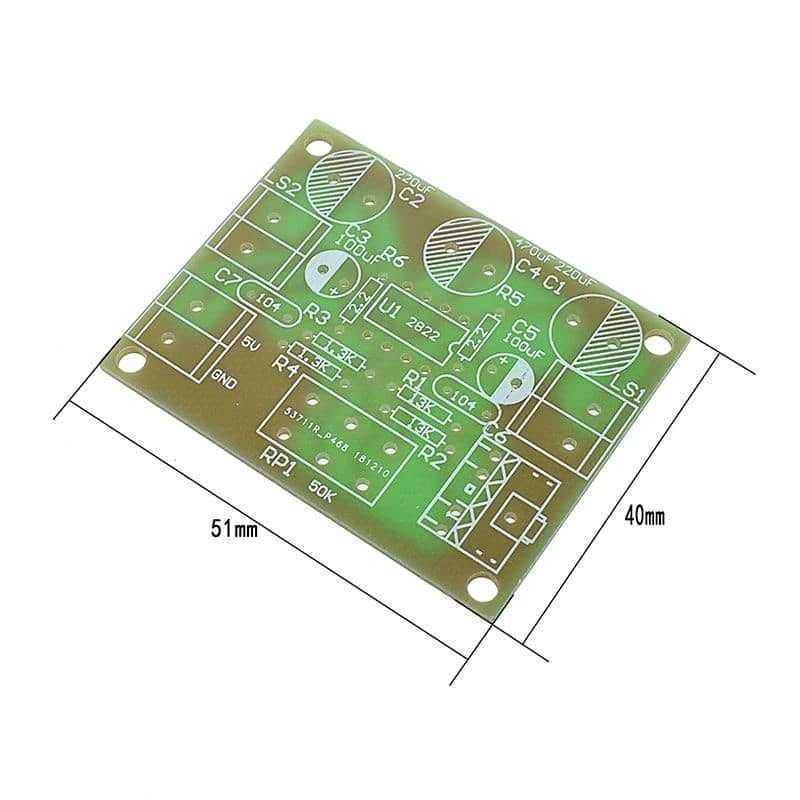 Comprar Tda2822 Kit Montar Amplificador Ci Tda2822m Ajuste Volume - Loja Toni Eletrônica