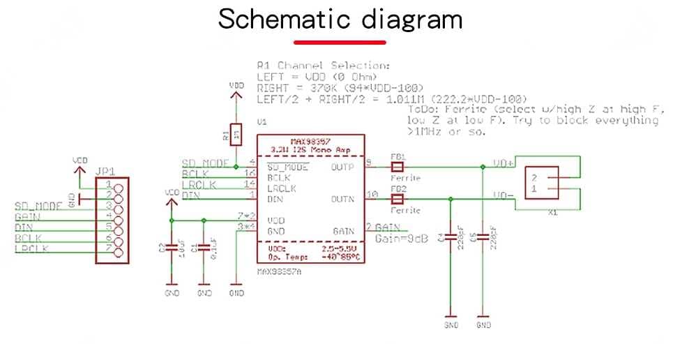 Comprar MAX98357 Amplificador Digital 3W Com Entrada I2s Classe D ...