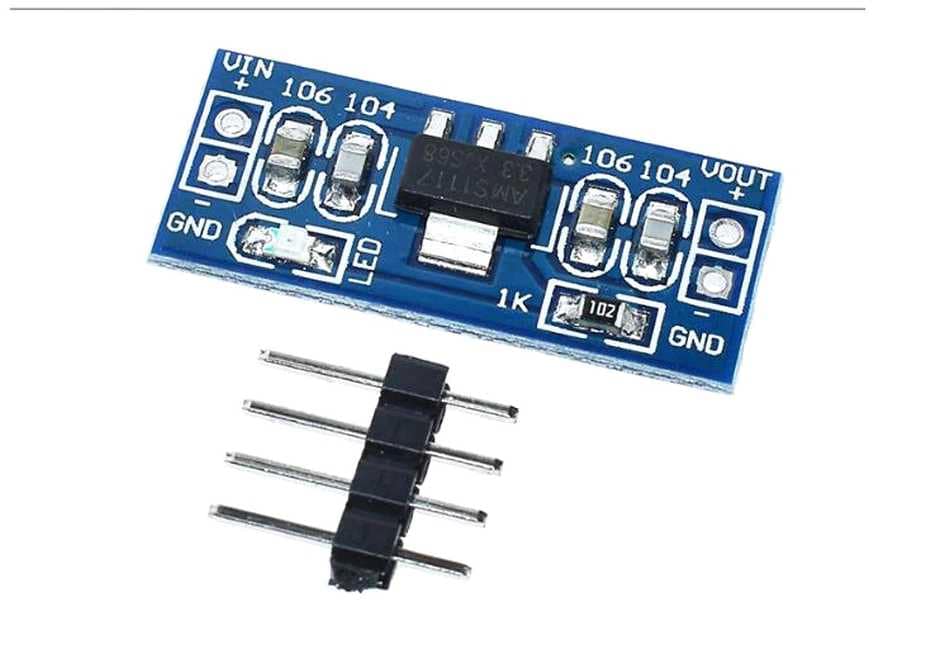 Comprar 5x Módulo Regulador De Tensão AMS1117-5 Arduino ESP32 5V - Loja Toni Eletrônica