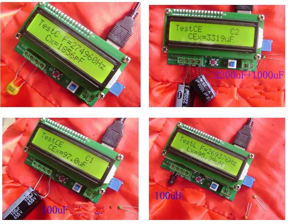 Comprar LC Meter Kit Montar Medidor Bobina Capacitor Com Atmega8 - Loja Toni Eletrônica